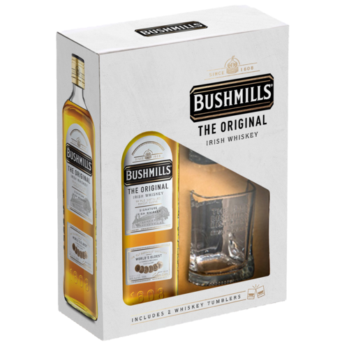 Виски Bushmills original 0,70л - Сет со 2 чаши